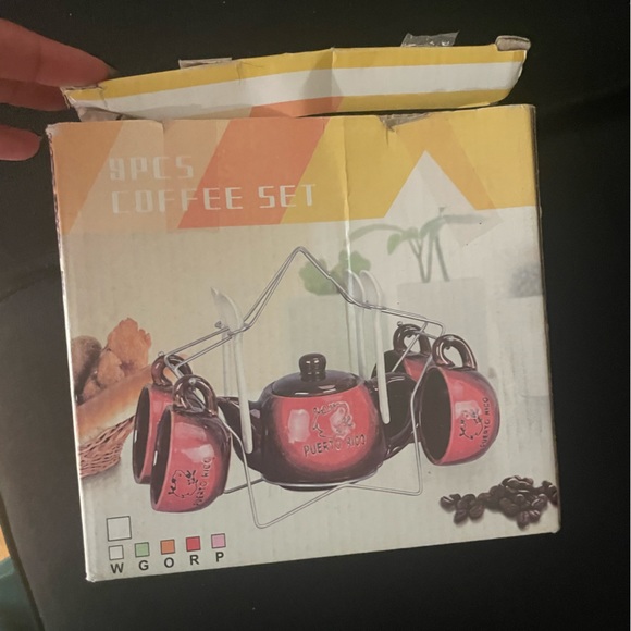 Source Unknown | Kitchen | 9 Piece Tea Set From Puerto Rico With The ...